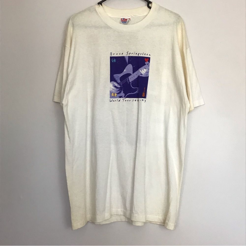 Original Vintage Bruce Springsteen 1992-1993 90s Whit… - Gem